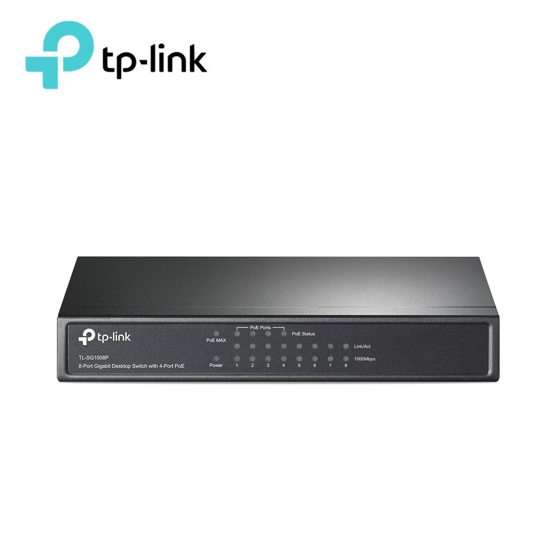 TPLINK SMB POE SWITCH 8-PORT DESKTOP POE SWITCH