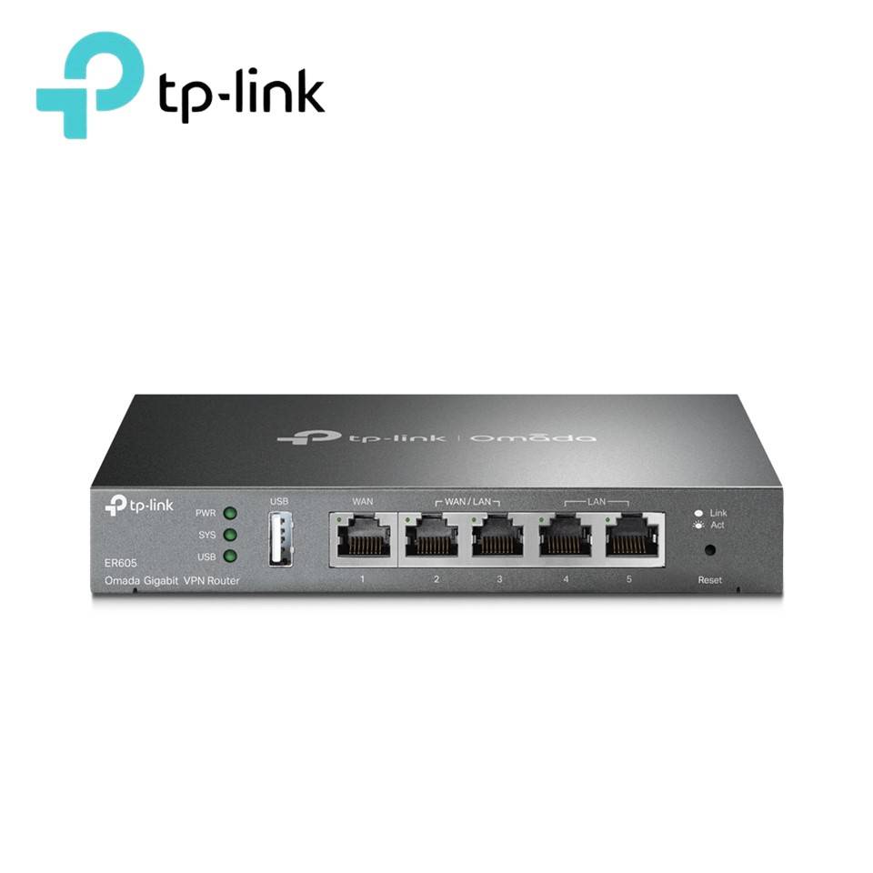 TPLINK OMADA GIGABIT MULTI-WAN VPN ROUTER/5 PORT/ SDN/TL-ER605