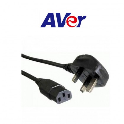 AVER ACC AC POWER CORD UK PLUG 1.8M