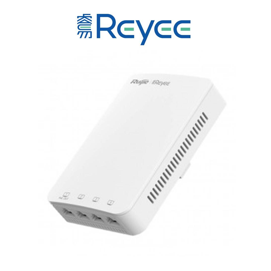 REYEE CLOUD AC1300 DUAL BAND WALL MOUNT WIRELESS ACCESS POINT - 4 LAN ...