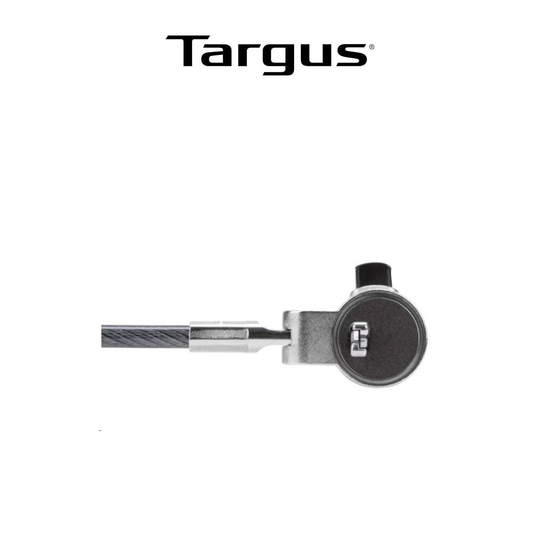 TARGUS CABLE LOCK DEFCON TRAPEZOID SERIALIZED COMBO (NOBLE WEDGE SLOT ...