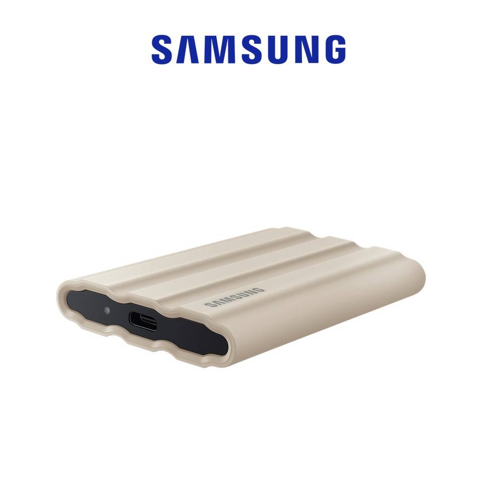 SAMSUNG SSD PORTABLE T7 SHIELD 1TB - BEIGE