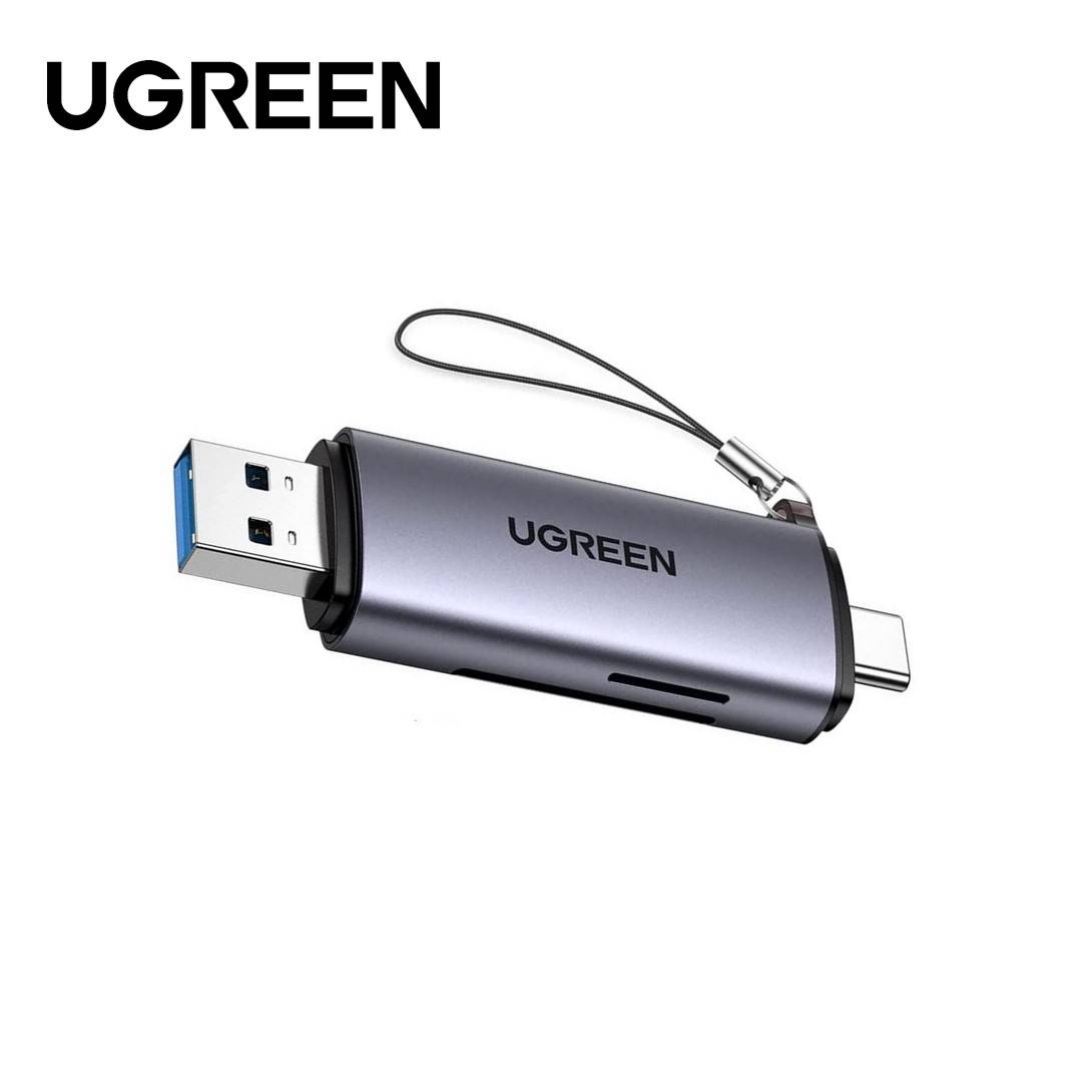 UGREEN USB-A3.0+USB-C 3.1 GEN 1 TO TF/SD 3.0 CARD READER
