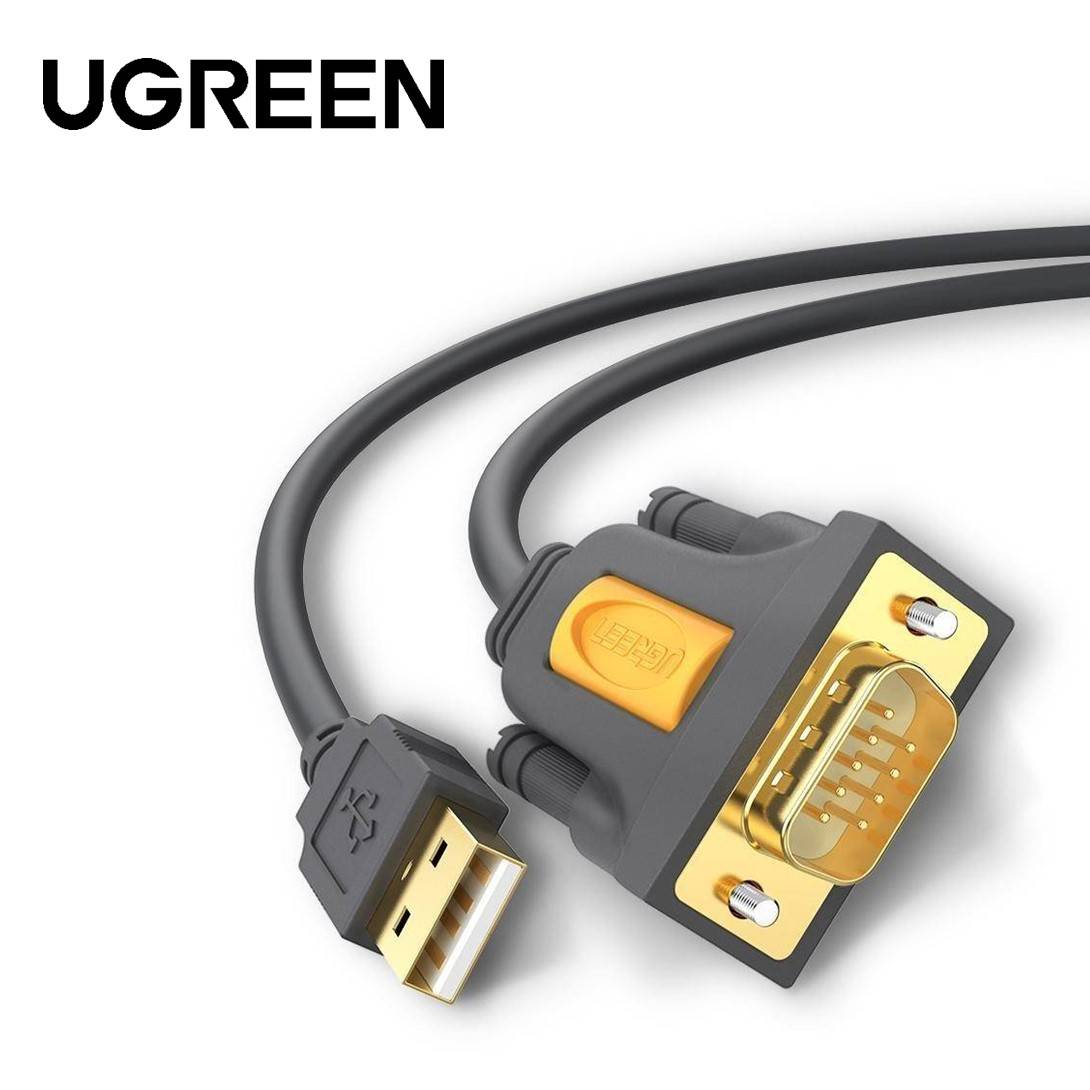 UGREEN USB-A 2.0 TO DB9 RS-232 MALE ADAPTER CABLE 3M