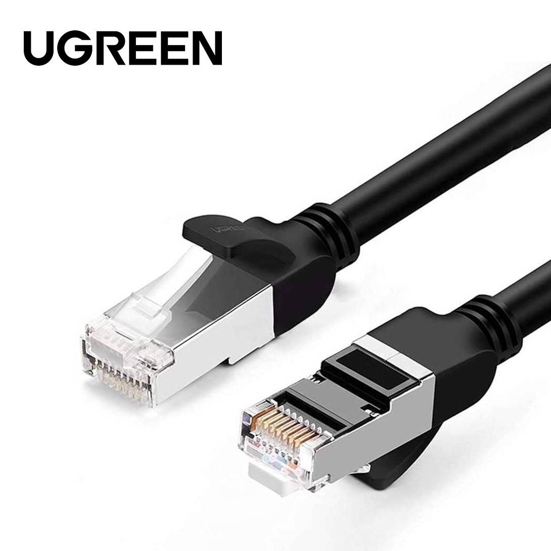 UGREEN CAT 6 U/UTP ROUND LAN CABLE PURE COPPER 2M (BLACK)
