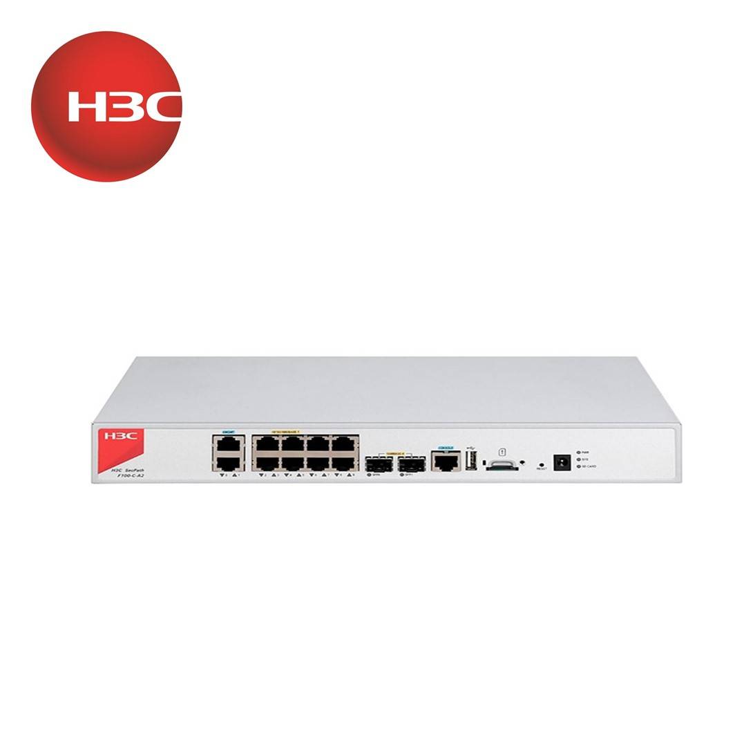 H3C SECPATH F100-C-A1 NEXT-GEN FIREWALL APPLIANCE - 5GE, 2SFP