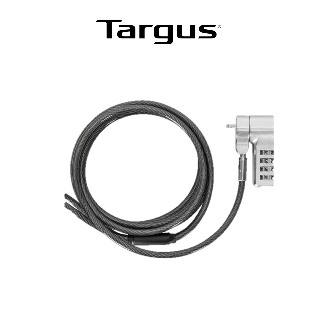 TARGUS CABLE LOCK ULTIMATE UNIVERSAL RESETTABLE COMBO POLY BAG targus-cable-lock-ultimate-universal-resettable-combo-poly-bag