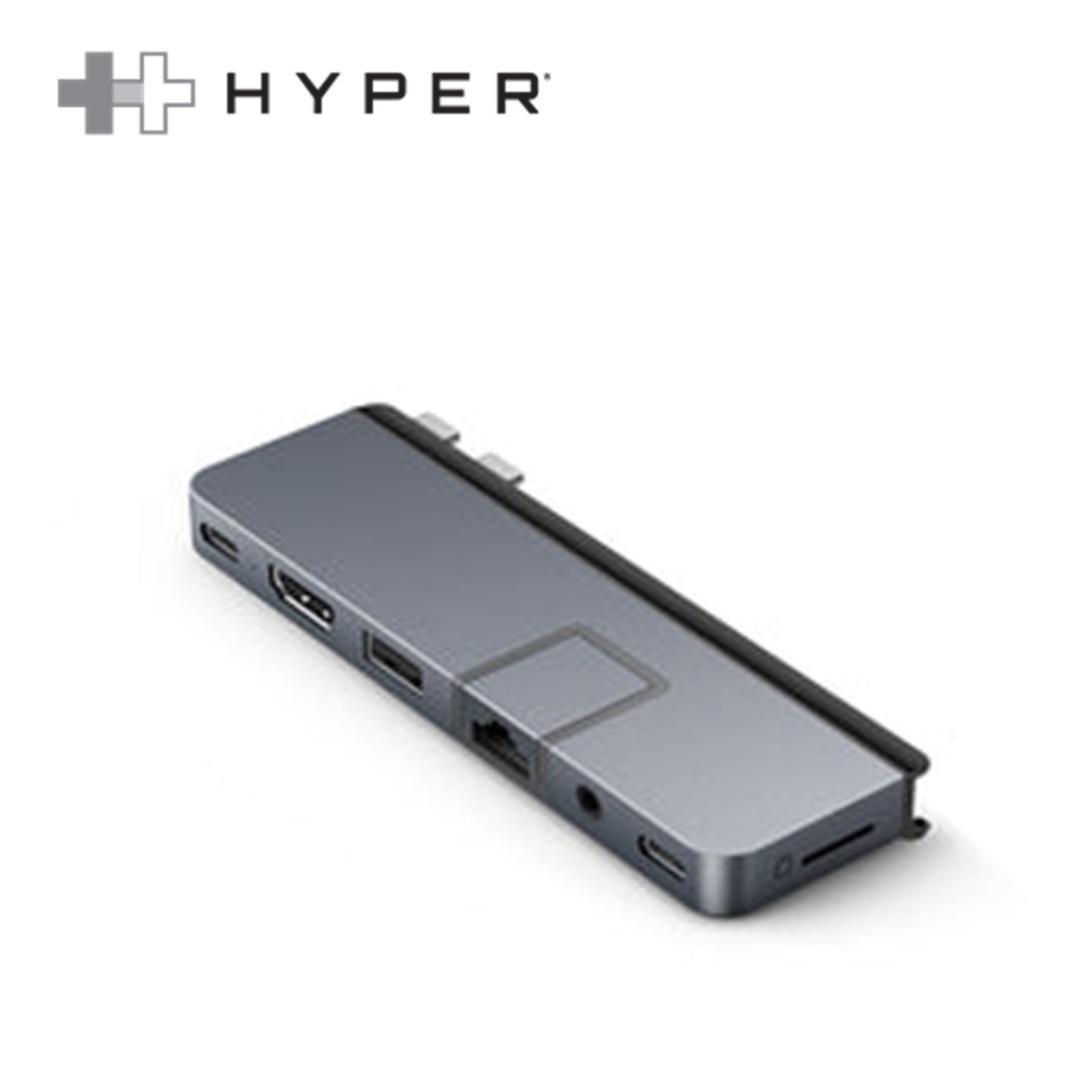 HYPERDRIVE DUO PRO 7-IN-2 USB-C HUB (SPACE GRAY)