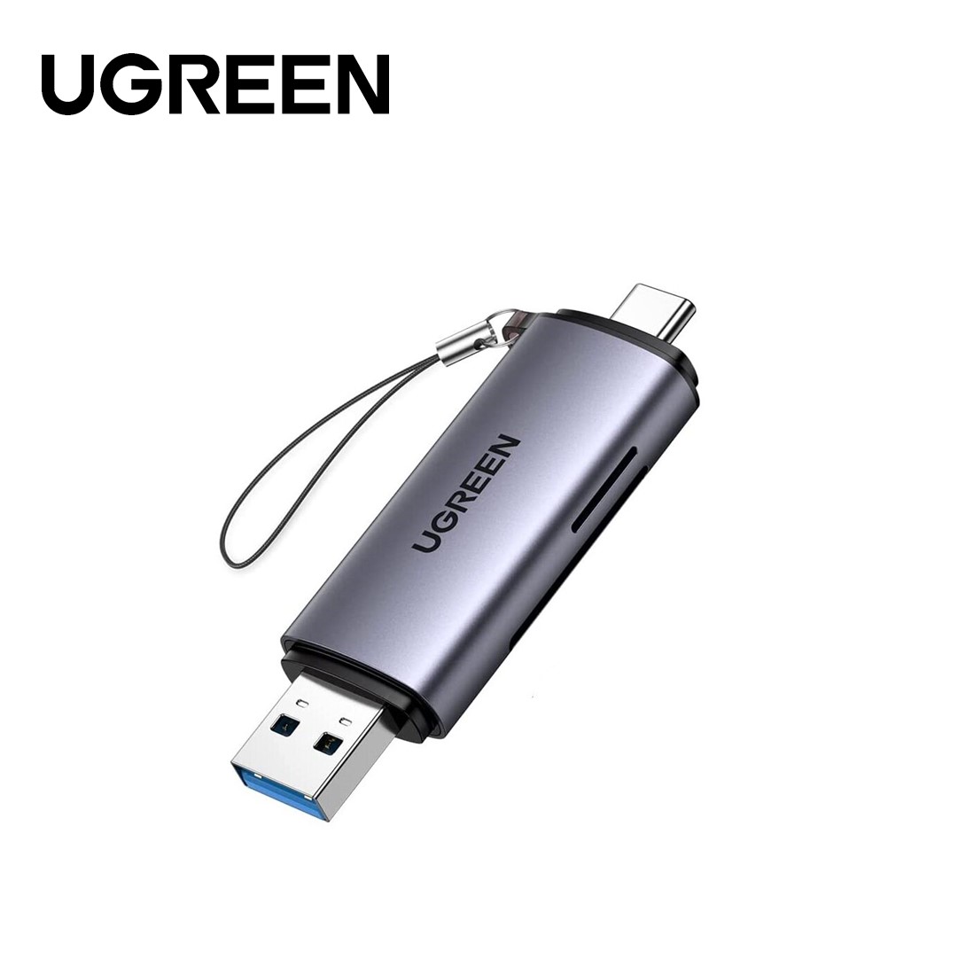 UGREEN USB-A3.0+USB-C 3.1 GEN 1 TO TF/SD 3.0 CARD READER