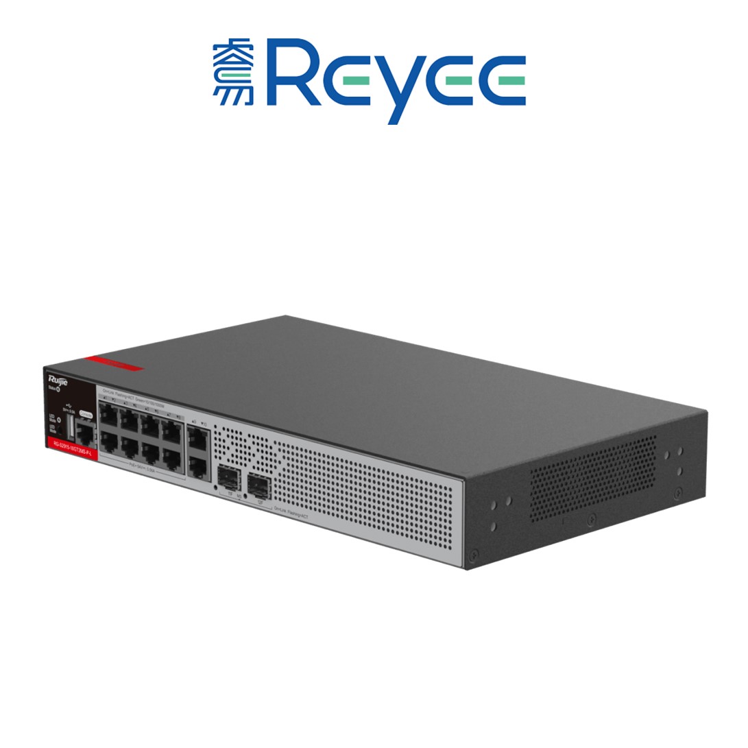 RUIJIE ENT MANAGED POE+ SWITCH, 10 GE PORT, 2 X 2.5G SFP (NON COMBO ...