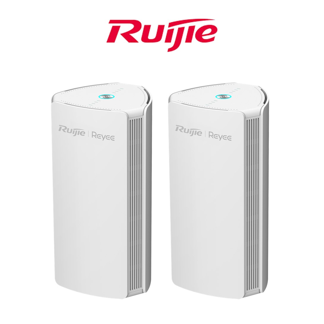 RUIJIE AX1800 DUAL-BAND GIGABIT MESH WI-FI 6 ROUTER (2 PACK)